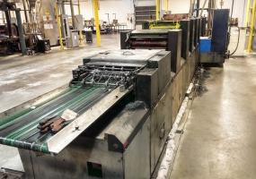 Lot #2: Didde DG 175 6 Color Web Press with Cross Perforation and ...